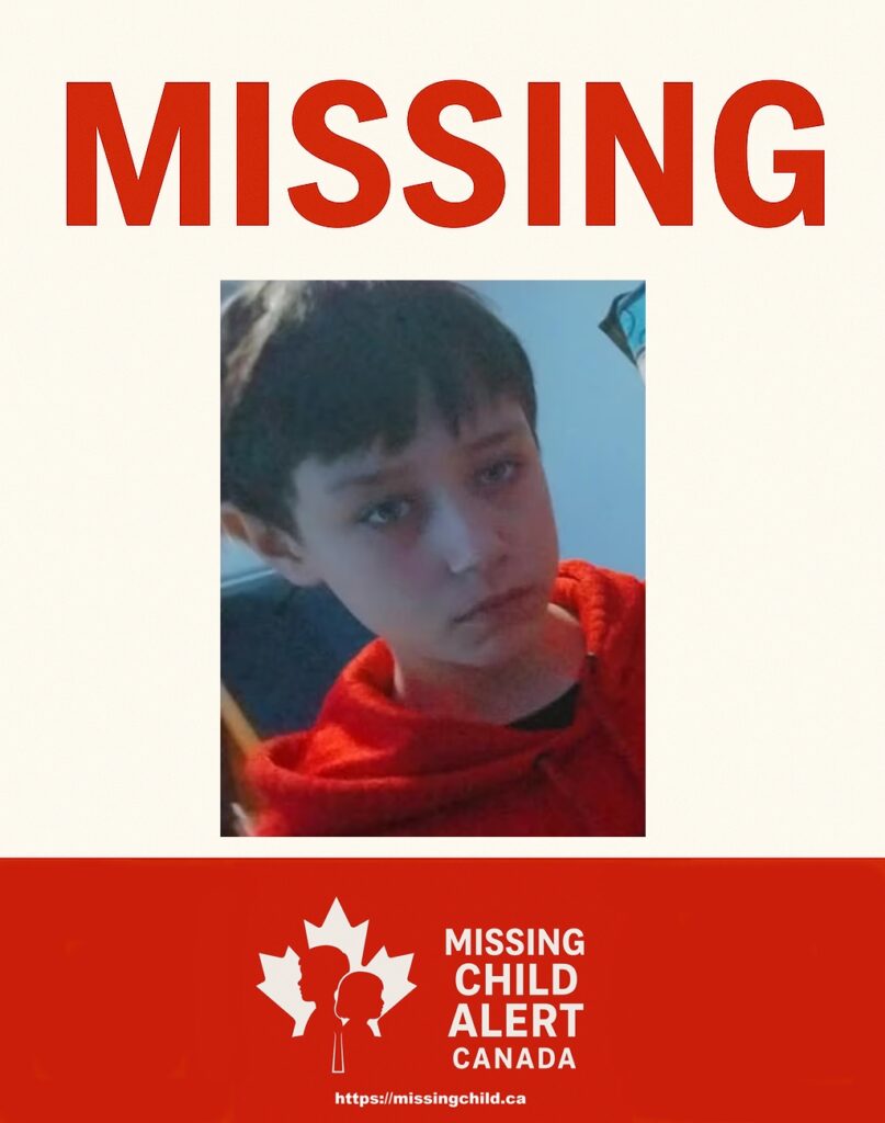 Missing Boy – Charlie Bird, 12, from West St. Paul, Manitoba, Last Seen ...
